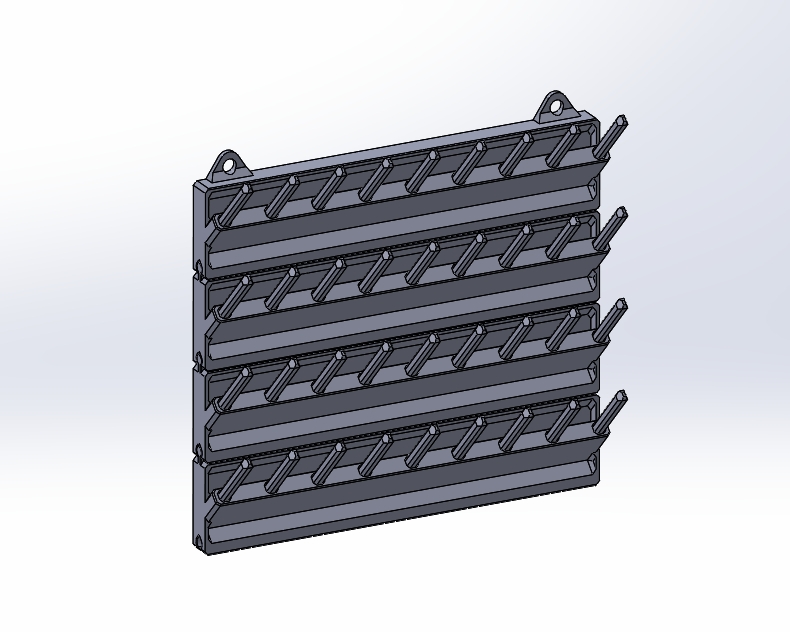 #0088 Expandable Thread Spool Rack (wall mount) by BuildX | Download ...