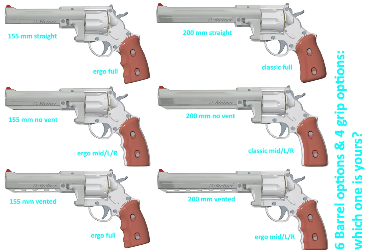 Revolver II : Double & Single Action | mechanically working Prop Gun by ...