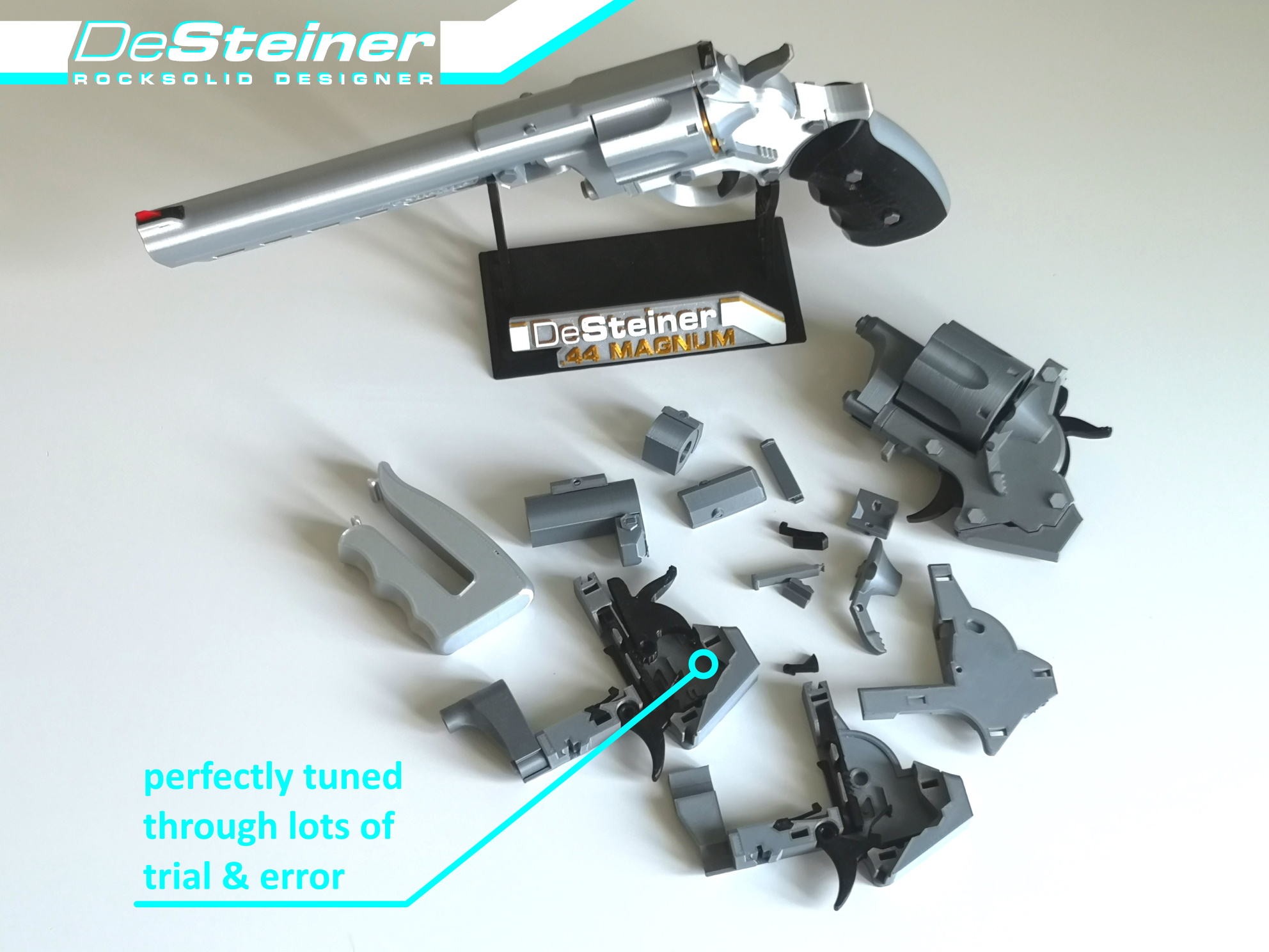 Revolver II : Double & Single Action | mechanically working Prop Gun by ...