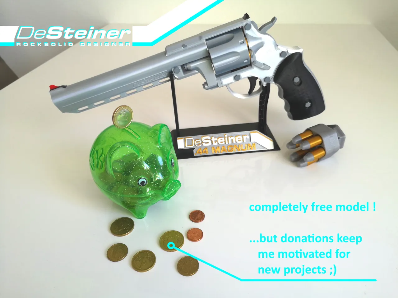 Revolver II : Double & Single Action | mechanically working Prop Gun by ...