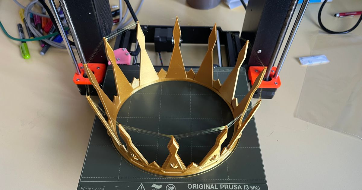 Oval Evil Queen Crown by Krápník | Download free STL model | Printables.com