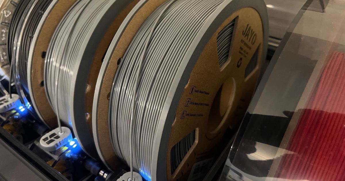 Jayo cardboard spool ring for the Bambulab AMS universal fit by Kar ...