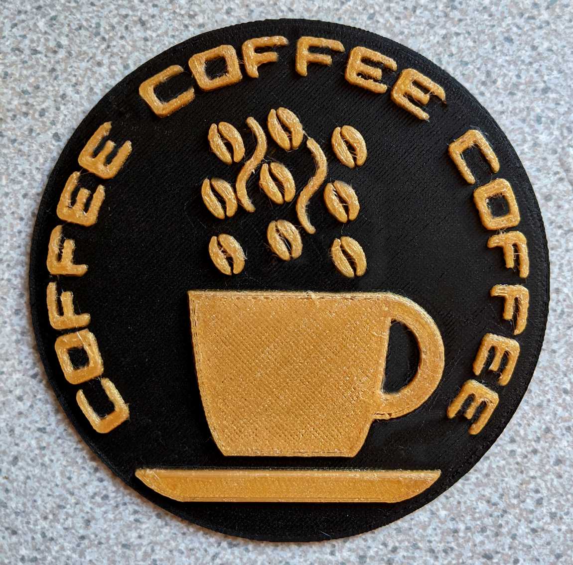 Coffee Cup Coaster#3 by Delta Whiskey | Download free STL model ...