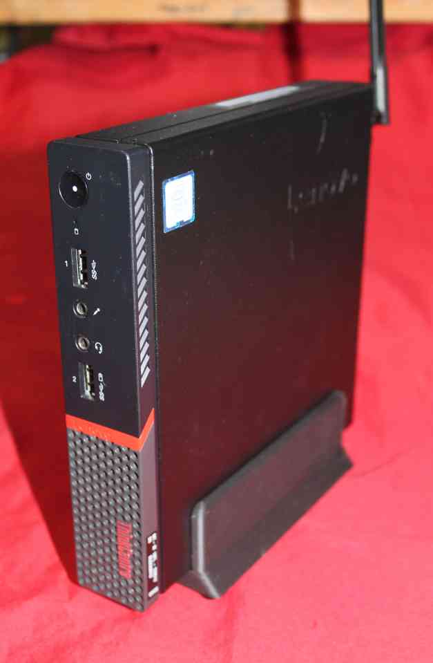 Vertical stand for a Lenovo ThinkCentre M900 "Tiny" computer by ...