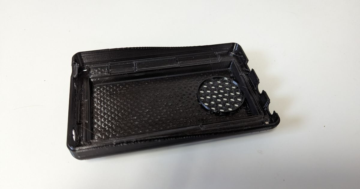 HackRF Portapack H2 lower case with battery and speaker by mojo2600 ...