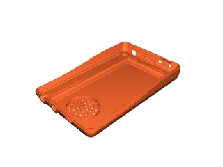 HackRF Portapack H2 lower case with battery and speaker by mojo2600 ...
