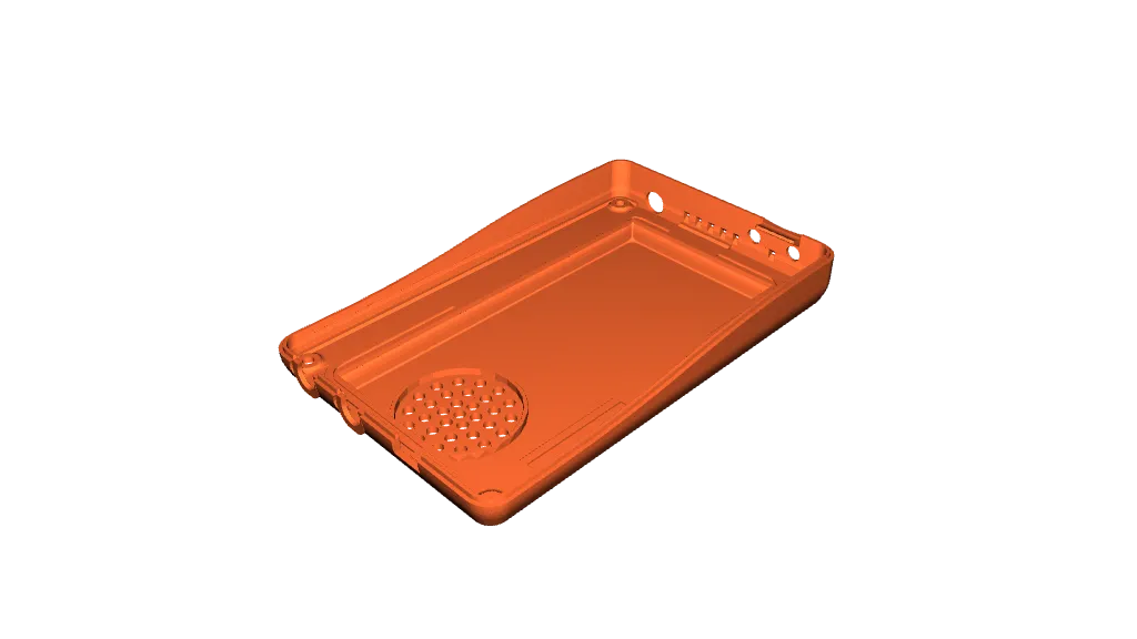 HackRF Portapack H2 lower case with battery and speaker by mojo2600 ...