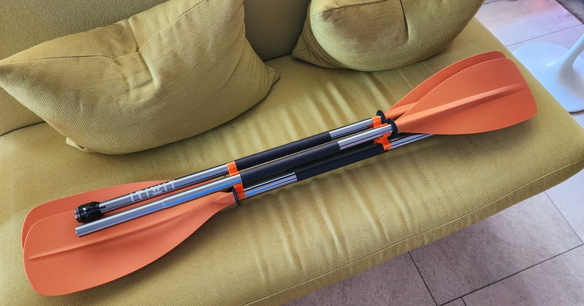 Paddle Clip for 2 Sets of ITIWIT Kayak Paddles by buzz89 | Download ...