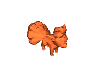 Low Poly Vulpix by Peter Farell | Download free STL model | Printables.com