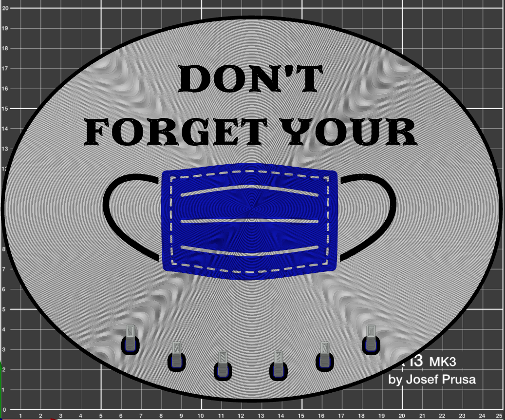 Mask Reminder and Storage by Krisas Man | Download free STL model ...