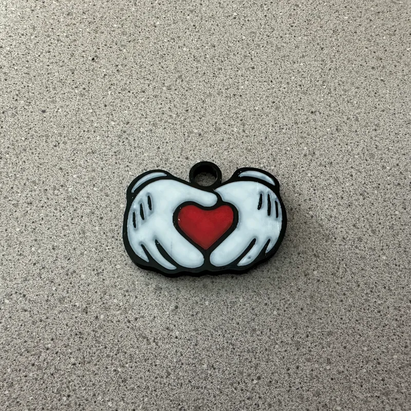 Mickey Mouse Hands Heart
