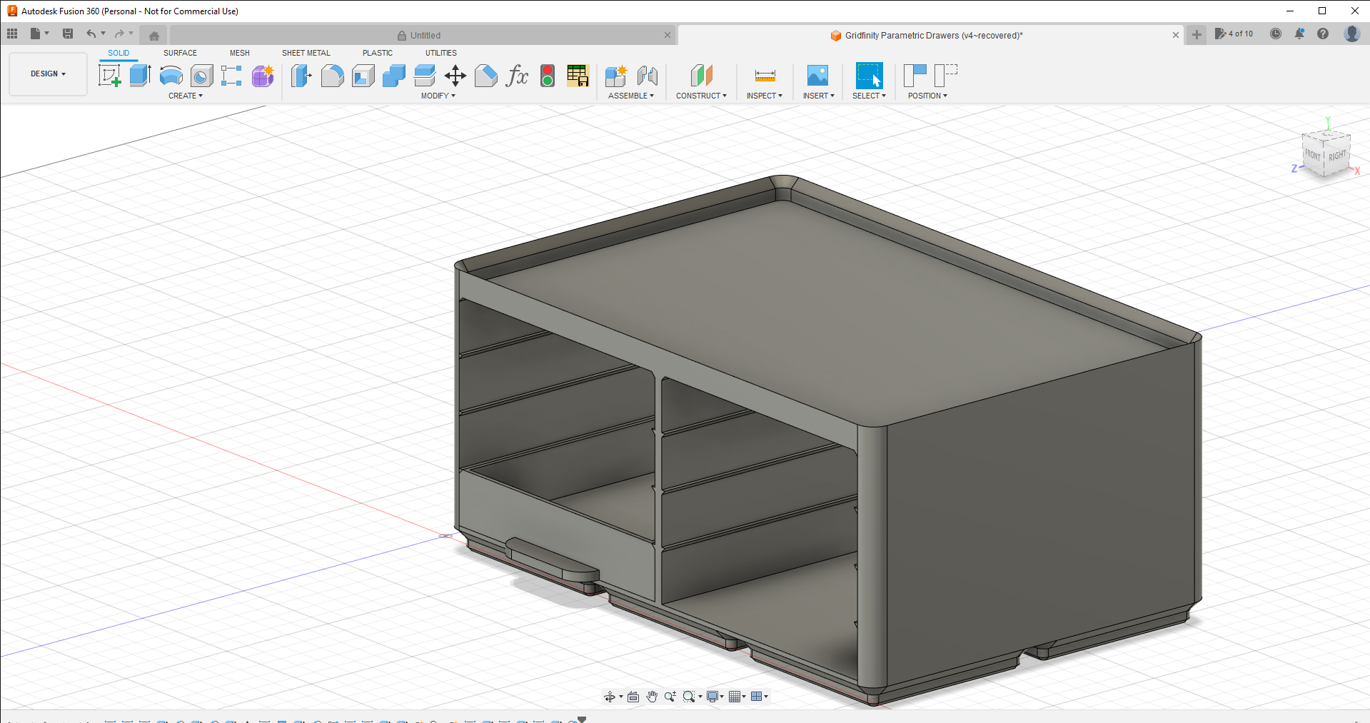 Gridfinity Parametric Drawers par EchoTree | Téléchargez gratuitement un modèle STL | Printables.com