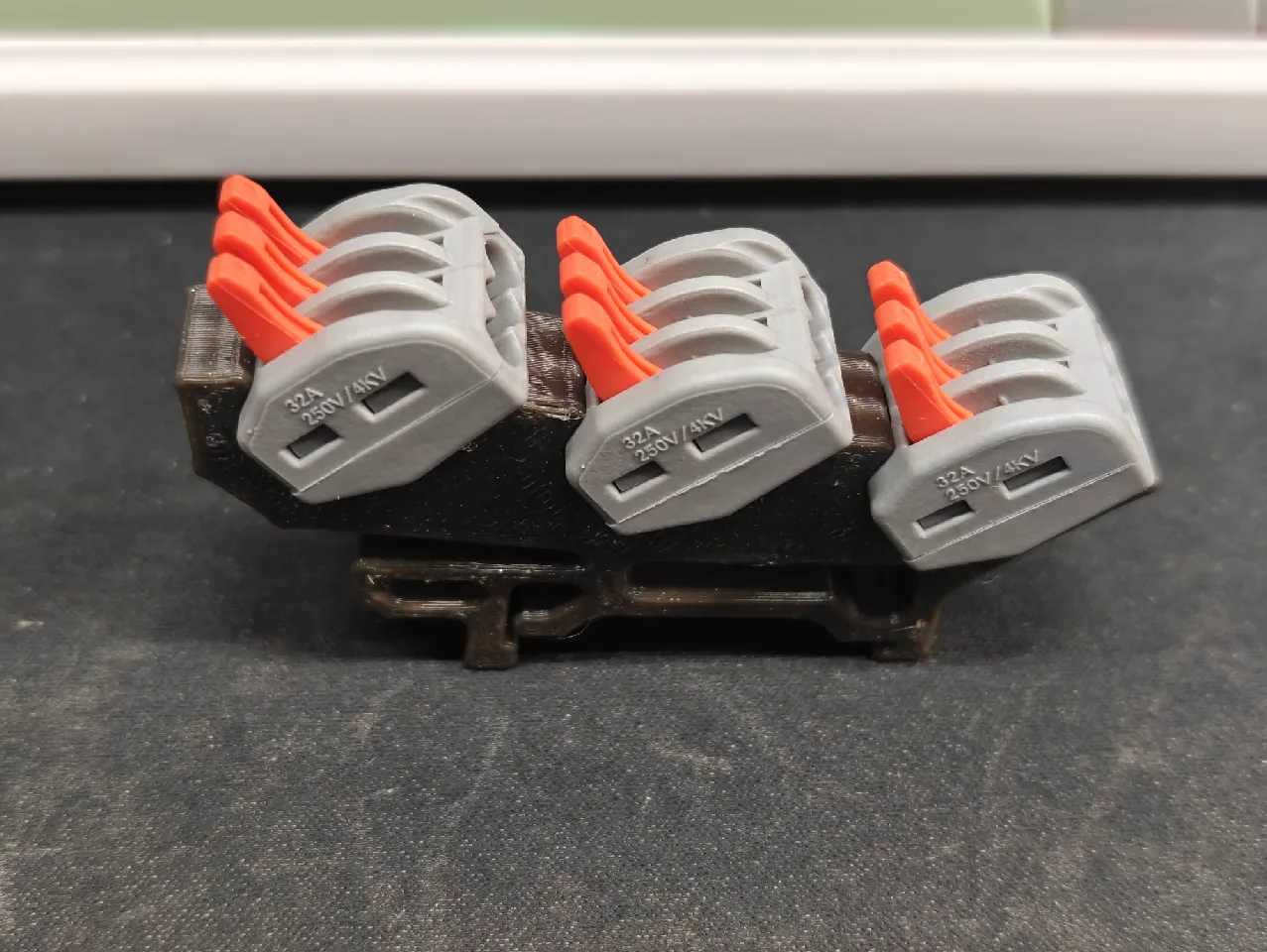 3 x Wago 222-413 DIN Rail Mount by Darkstar77 | Download free STL model ...