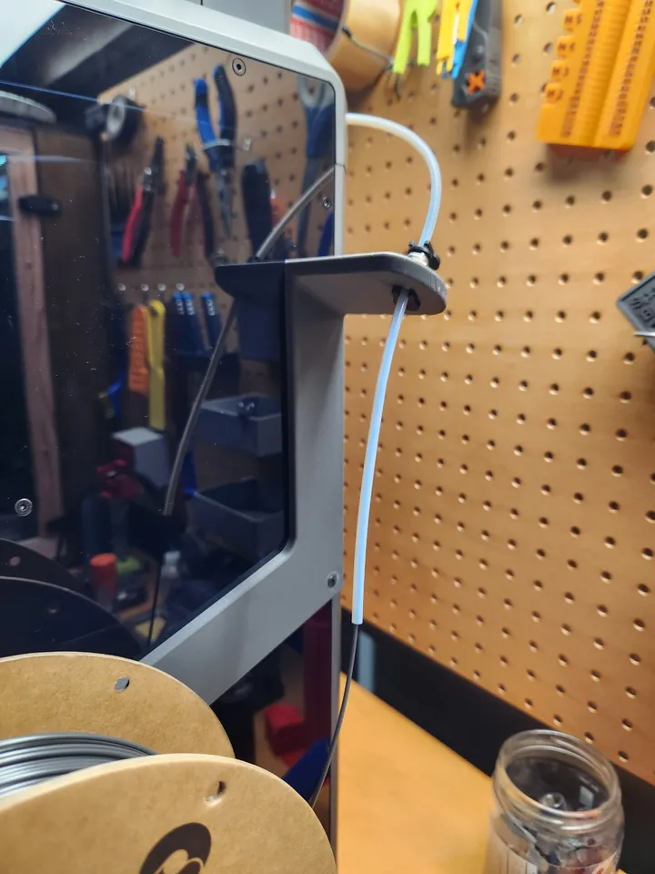 Creality K1 Max Side Mounted Spool Holder - With PFTE Guide REMIX by ...