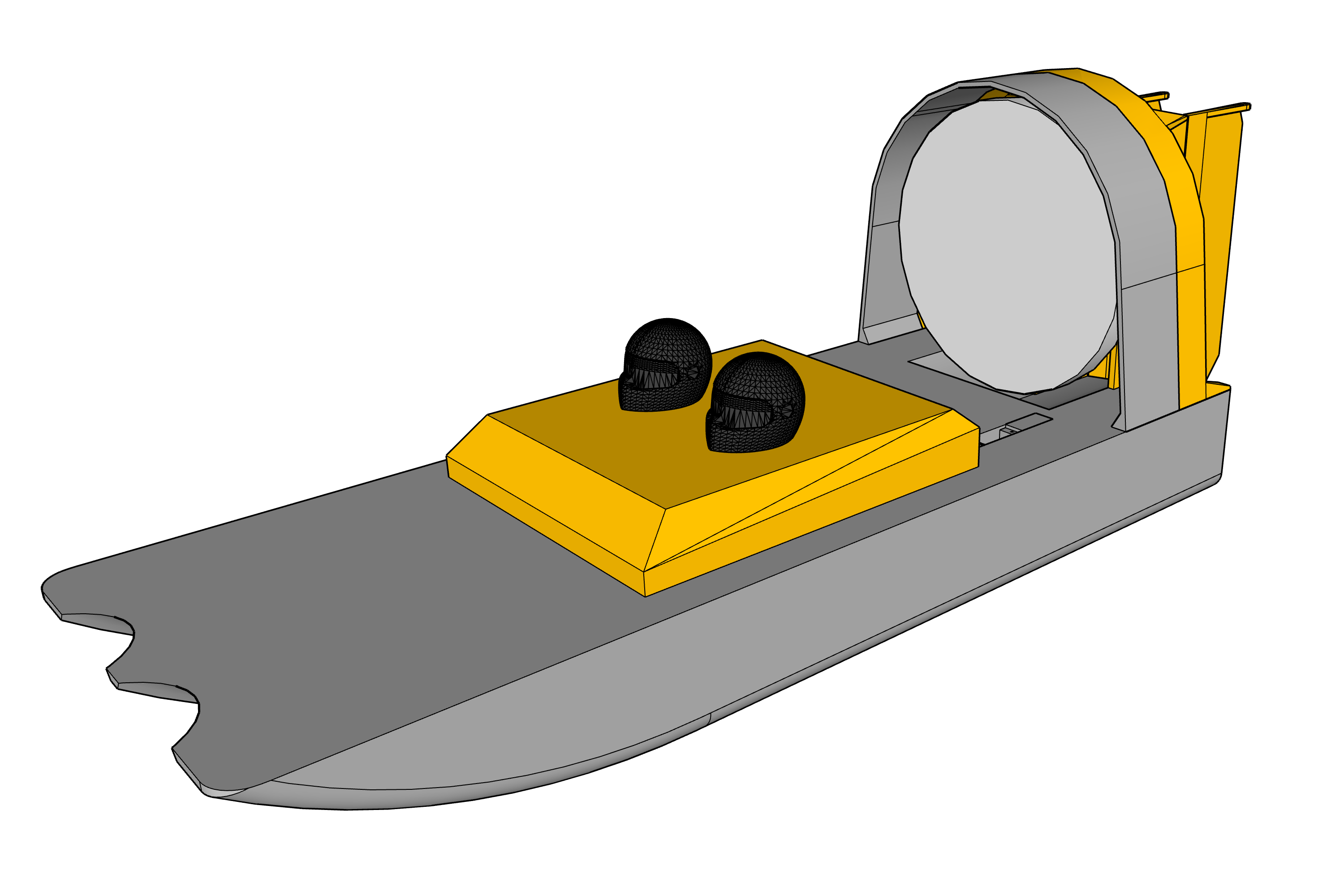 RC airboat by Jester80 | Download free STL model | Printables.com