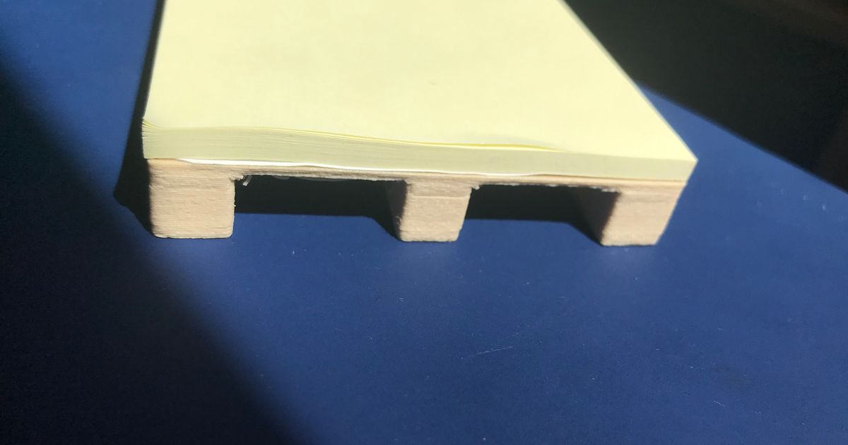 Post-it pallet by Katona Dávid | Download free STL model | Printables.com