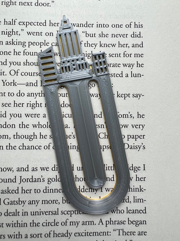 City Skyline Bookmark by skarim | Download free STL model | Printables.com