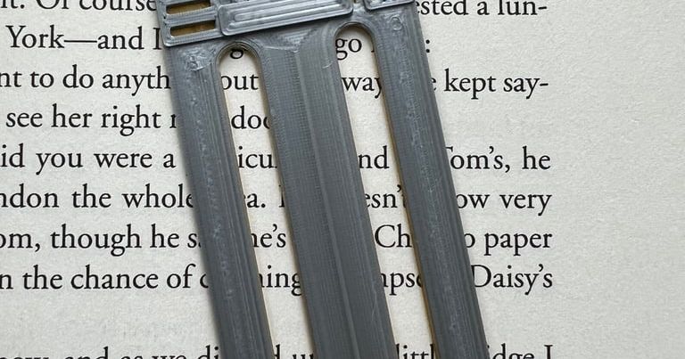 City Skyline Bookmark by skarim | Download free STL model | Printables.com