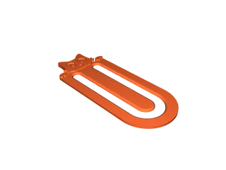 Peeking Cat Bookmark by skarim | Download free STL model | Printables.com
