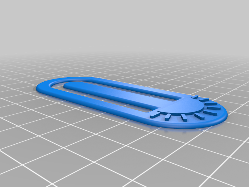 Sun Bookmark by skarim | Download free STL model | Printables.com