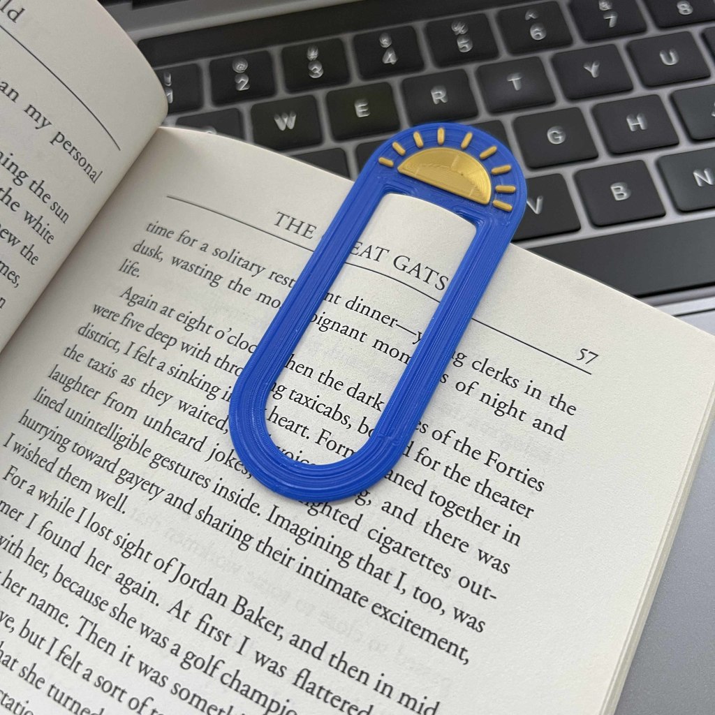 Sun Bookmark by skarim | Download free STL model | Printables.com