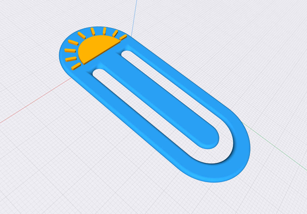 Sun Bookmark by skarim | Download free STL model | Printables.com