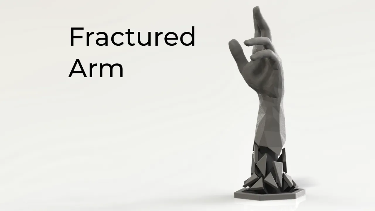 Fractured Arm by Neybao | Download free STL model | Printables.com