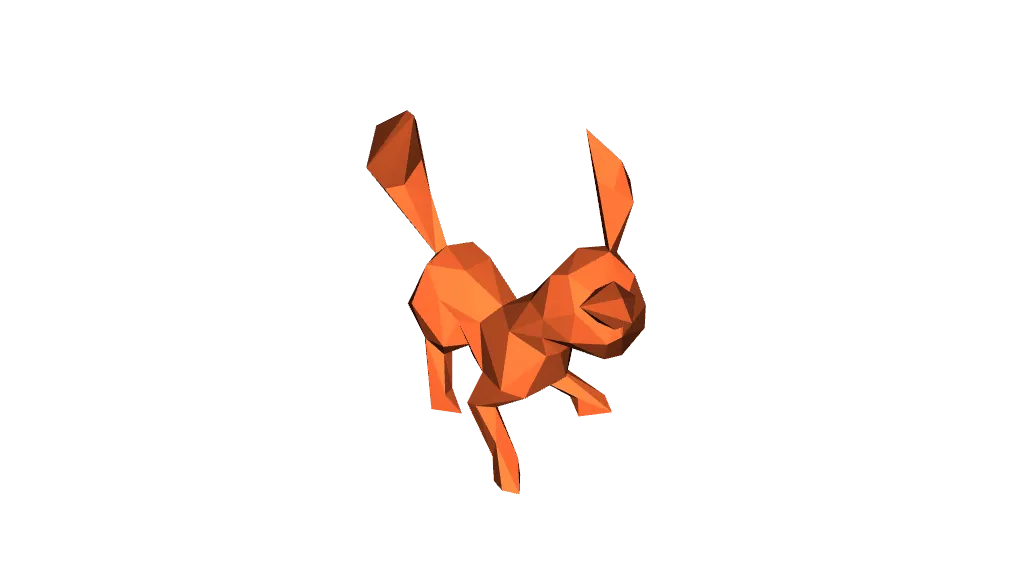 Low Poly Umbreon by Sebastian's Bastion | Download free STL model ...