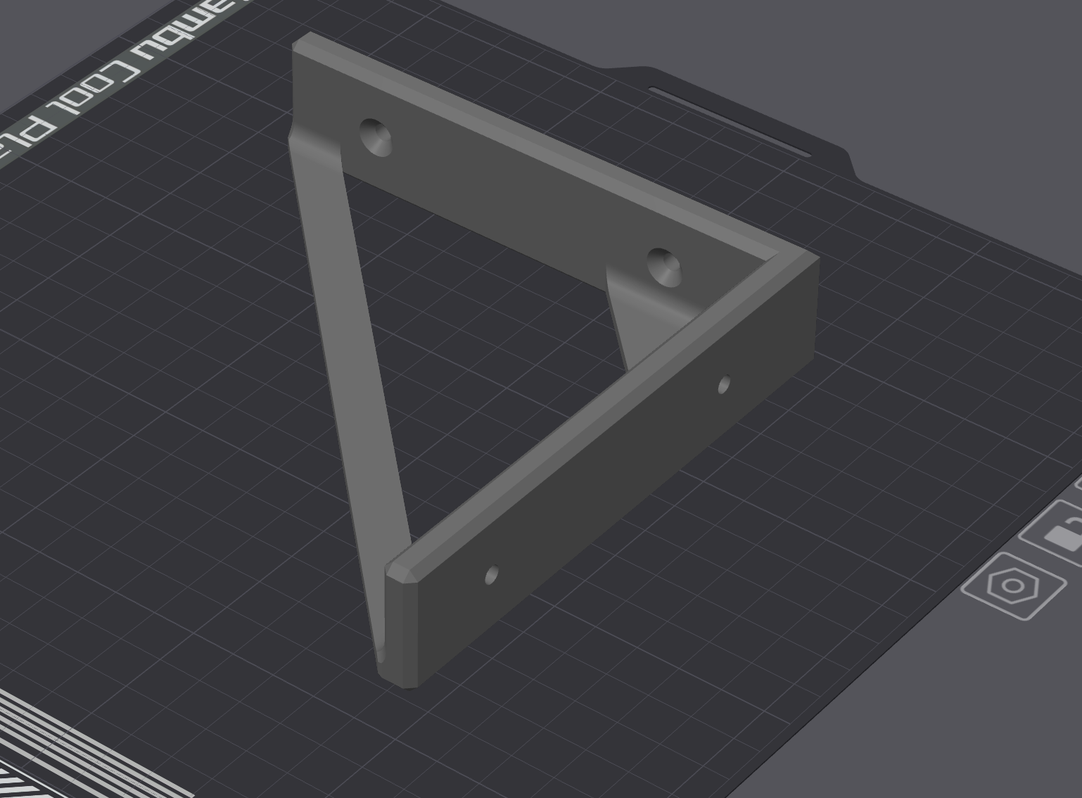 Simple 1"x6" and 1"x8" shelf bracket by ptmays | Download free STL ...