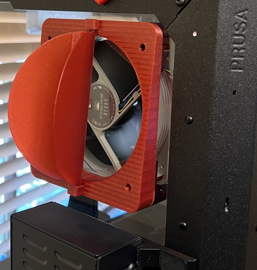 Automatic 120mm Fan Damper for Prusa Original Enclosure by ScottW ...