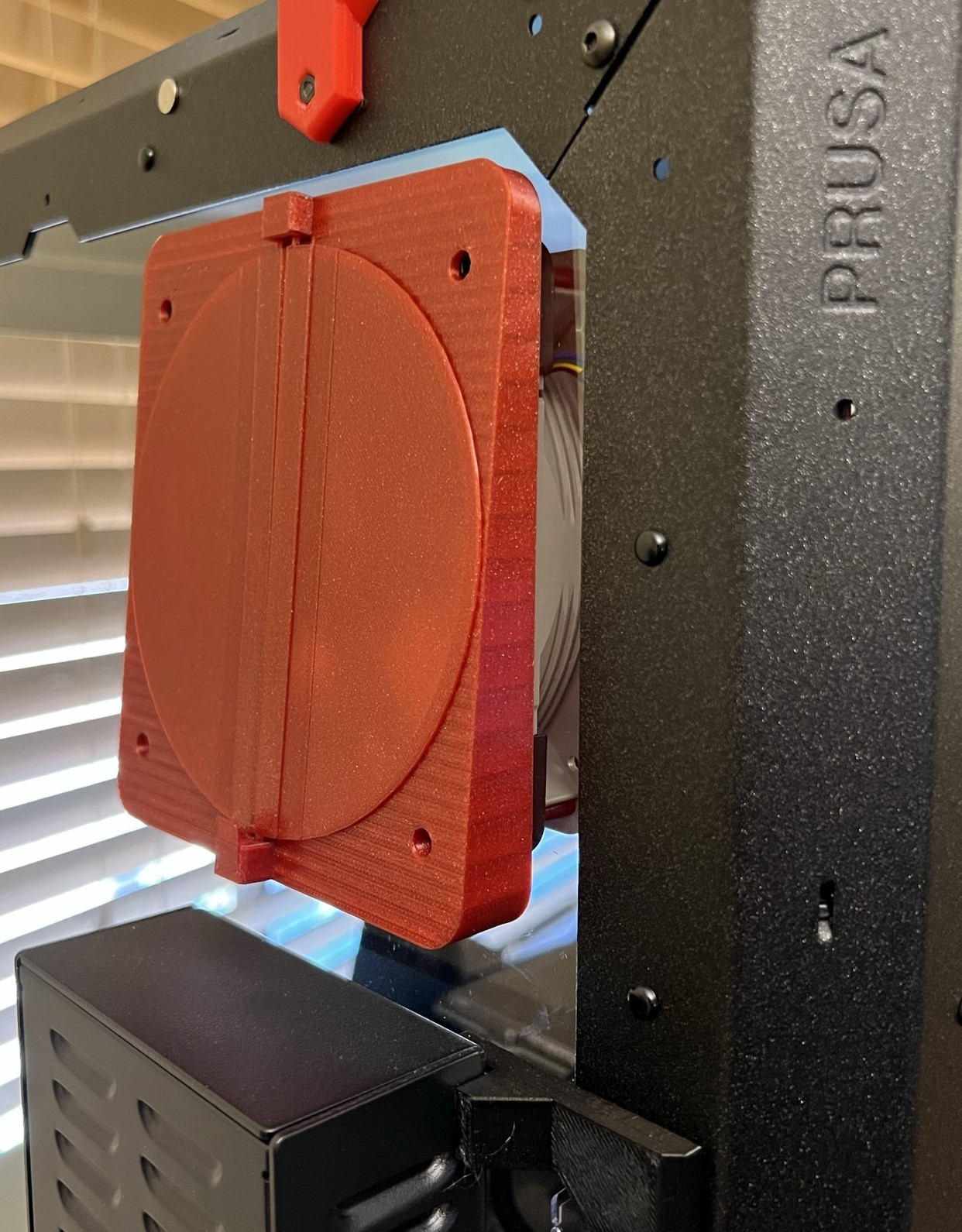 Automatic 120mm Fan Damper for Prusa Original Enclosure by ScottW ...