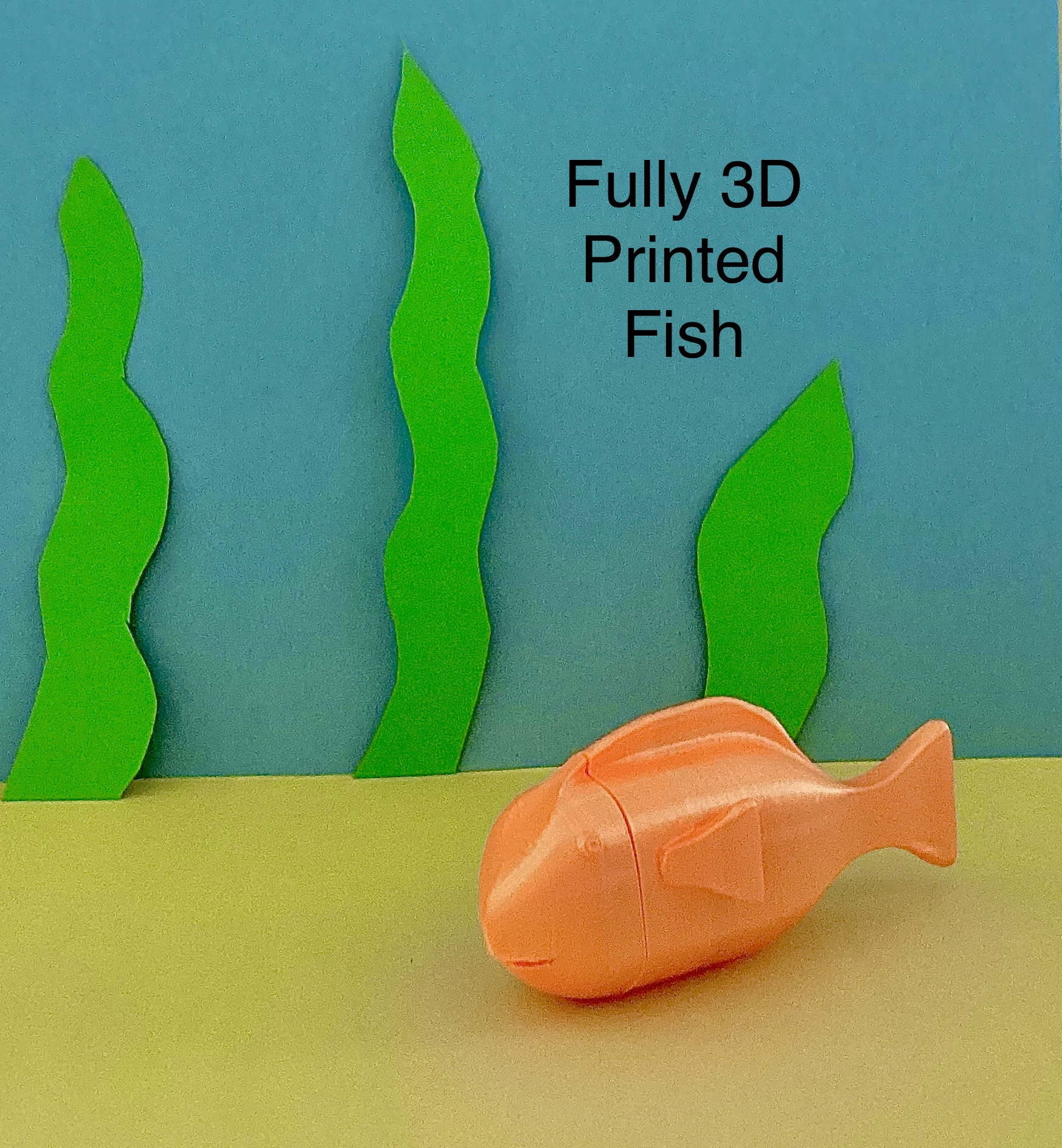 Fully 3D Printed Fish (No supports) by Aron Bertsch | Download free STL ...