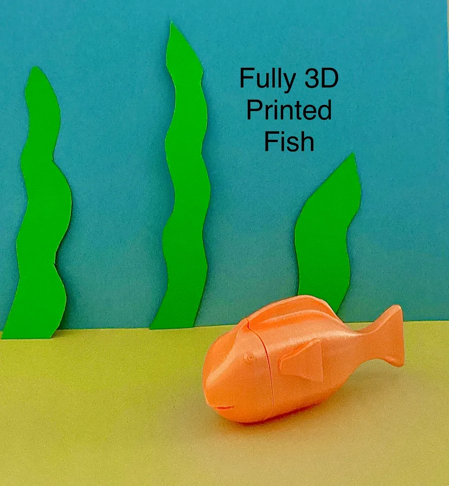 Fully 3D Printed Fish (No supports) by Aron Bertsch | Download free STL ...