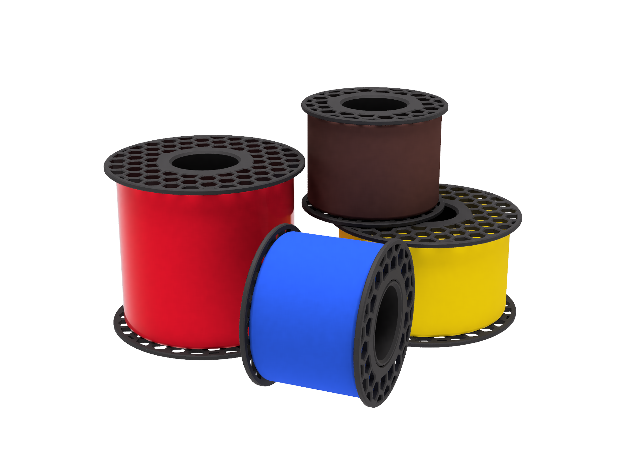 Parametric Mini Spools by Alexander Þór 🇮🇸🇬🇧 | Download free STL model ...