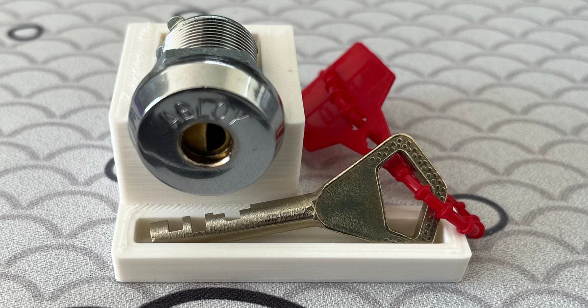 Abloy Classic Stand by Zae | Download free STL model | Printables.com