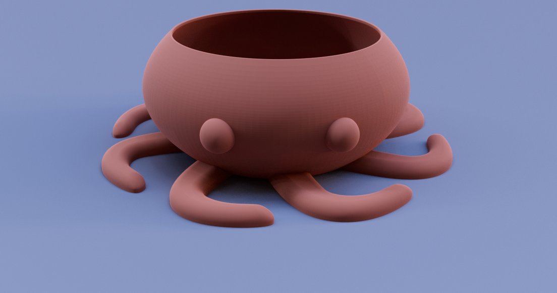 Octo Planter by Ken Mills | Download free STL model | Printables.com