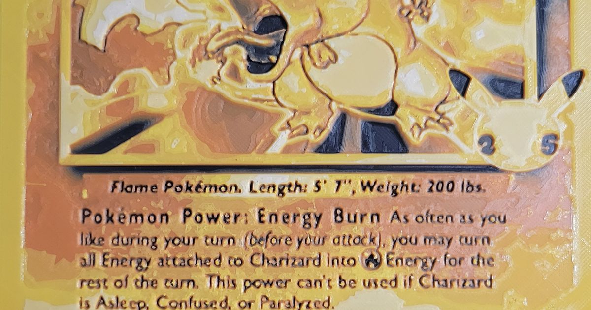 Original Charizard Card