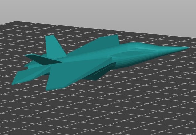 Fighter jet by kiranmatics | Download free STL model | Printables.com