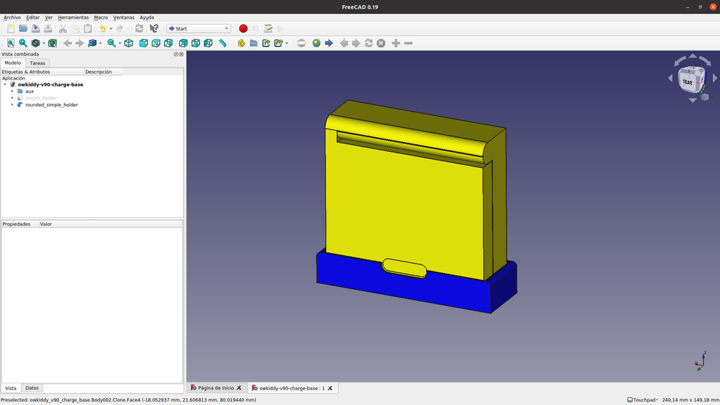 Powkiddy V90 Simple Holder por Julián Caro Linares | Descargar modelo ...
