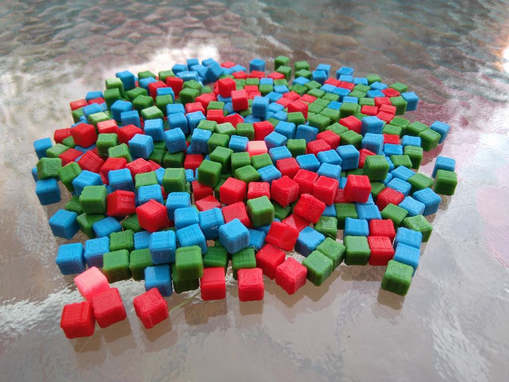 Voxel Matrix Desk toy. A 3D printed desk toy to create your own retro ...