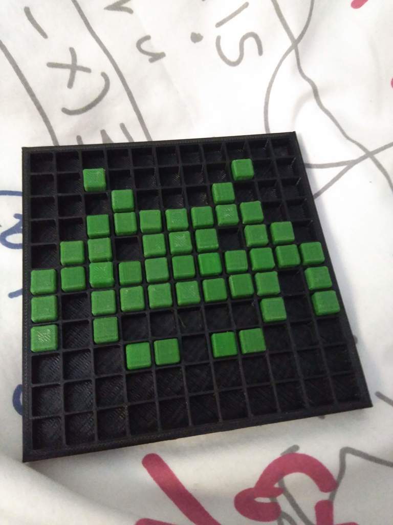 Voxel Matrix Desk toy. A 3D printed desk toy to create your own retro ...