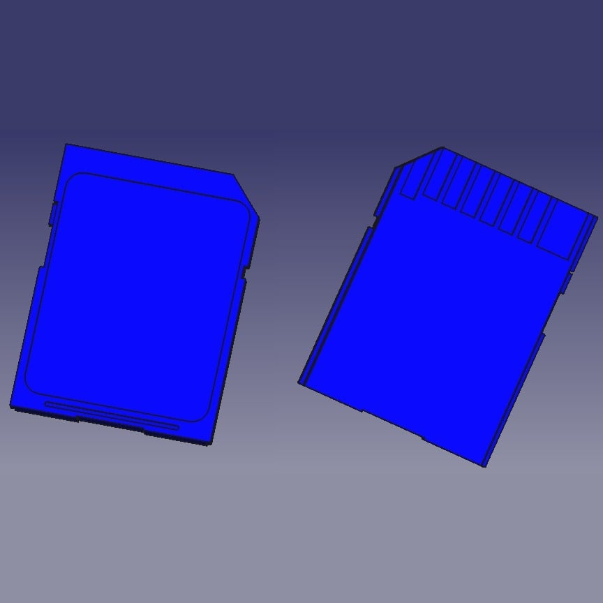 SD Memory Card by Julián Caro Linares | Download free STL model ...