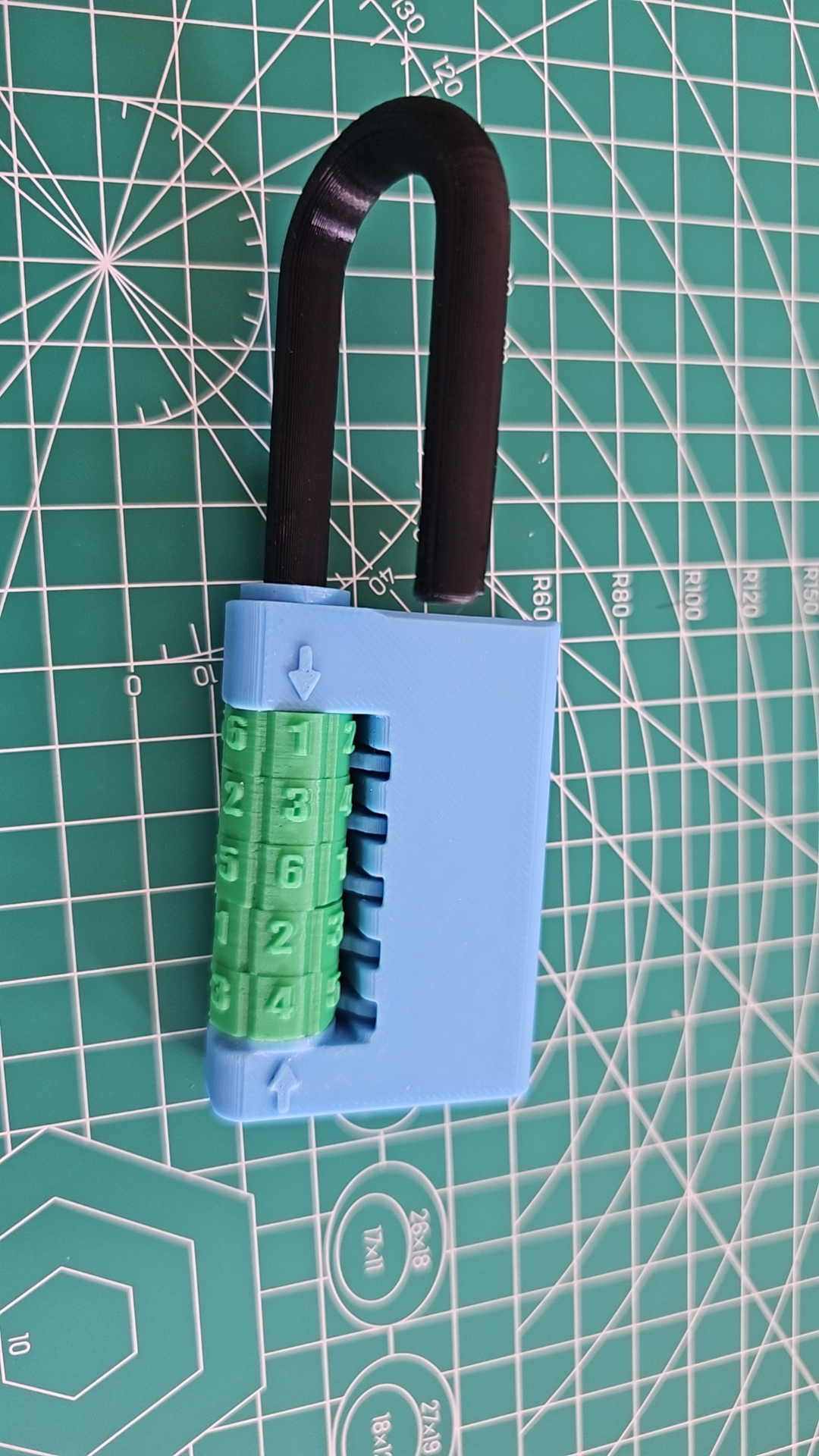 Five Digits Combination Padlock（Recreated 6-9 Digits） by yan yang ...