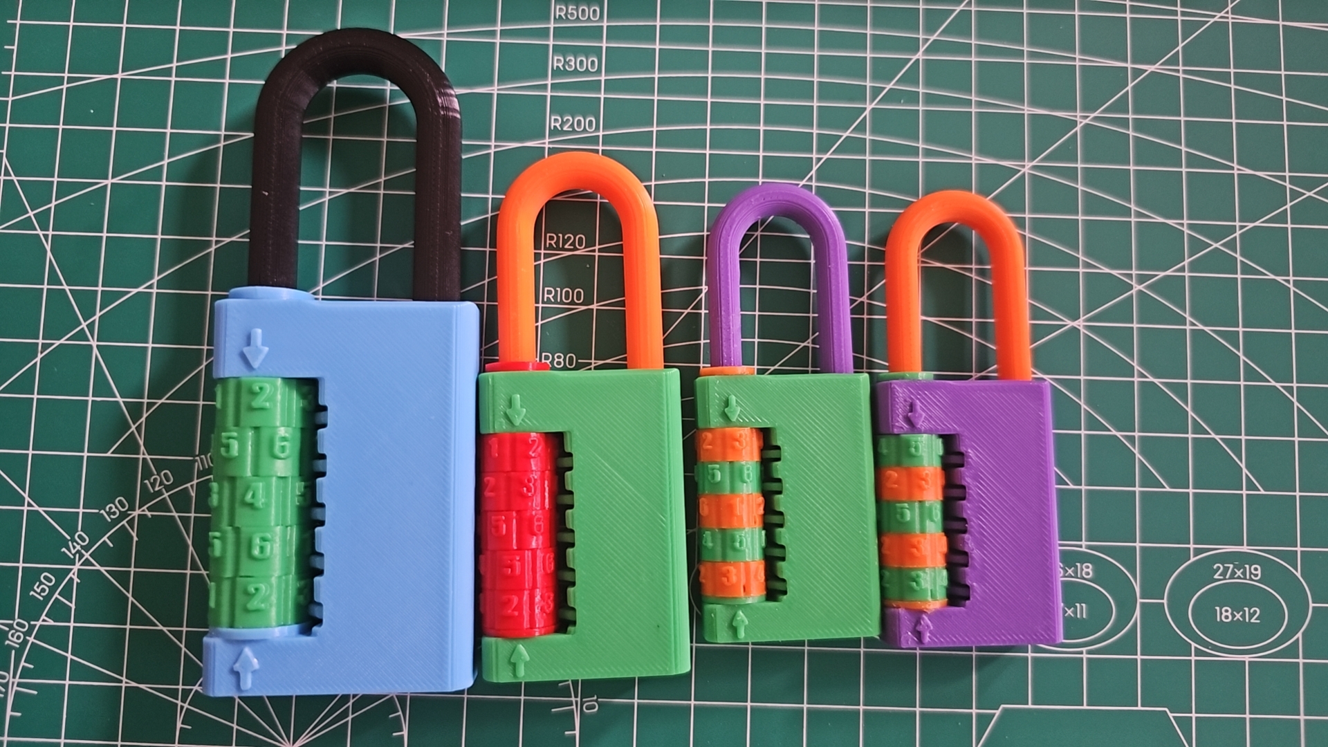 Five Digits Combination Padlock（Recreated 6-9 Digits） by yan yang ...