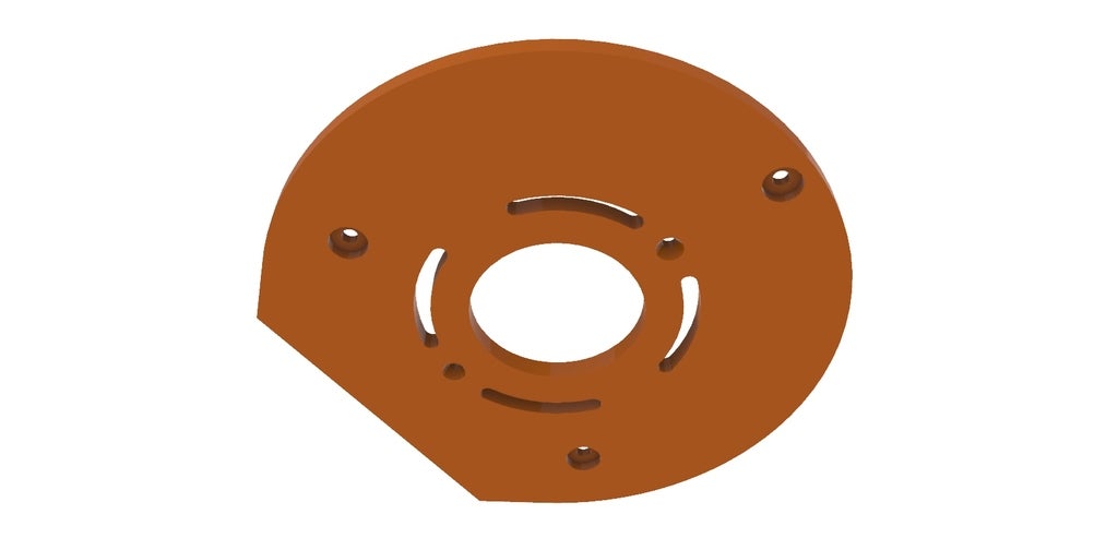 Bosch RA 1166 Plunge Router | Base Plate by the freewheeler | Download ...