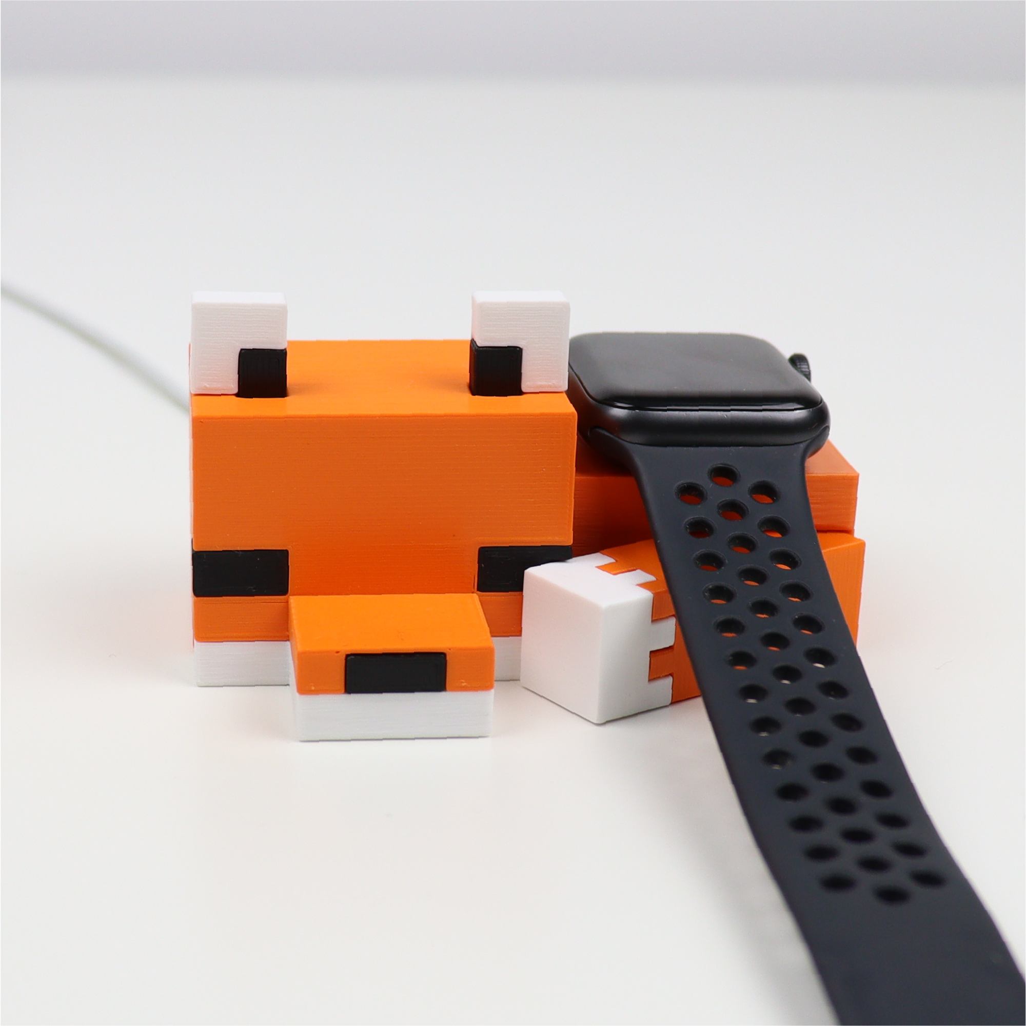 MINECRAFT FOX APPLE WATCH STAND by CUBE3DWORLD | Printables Store