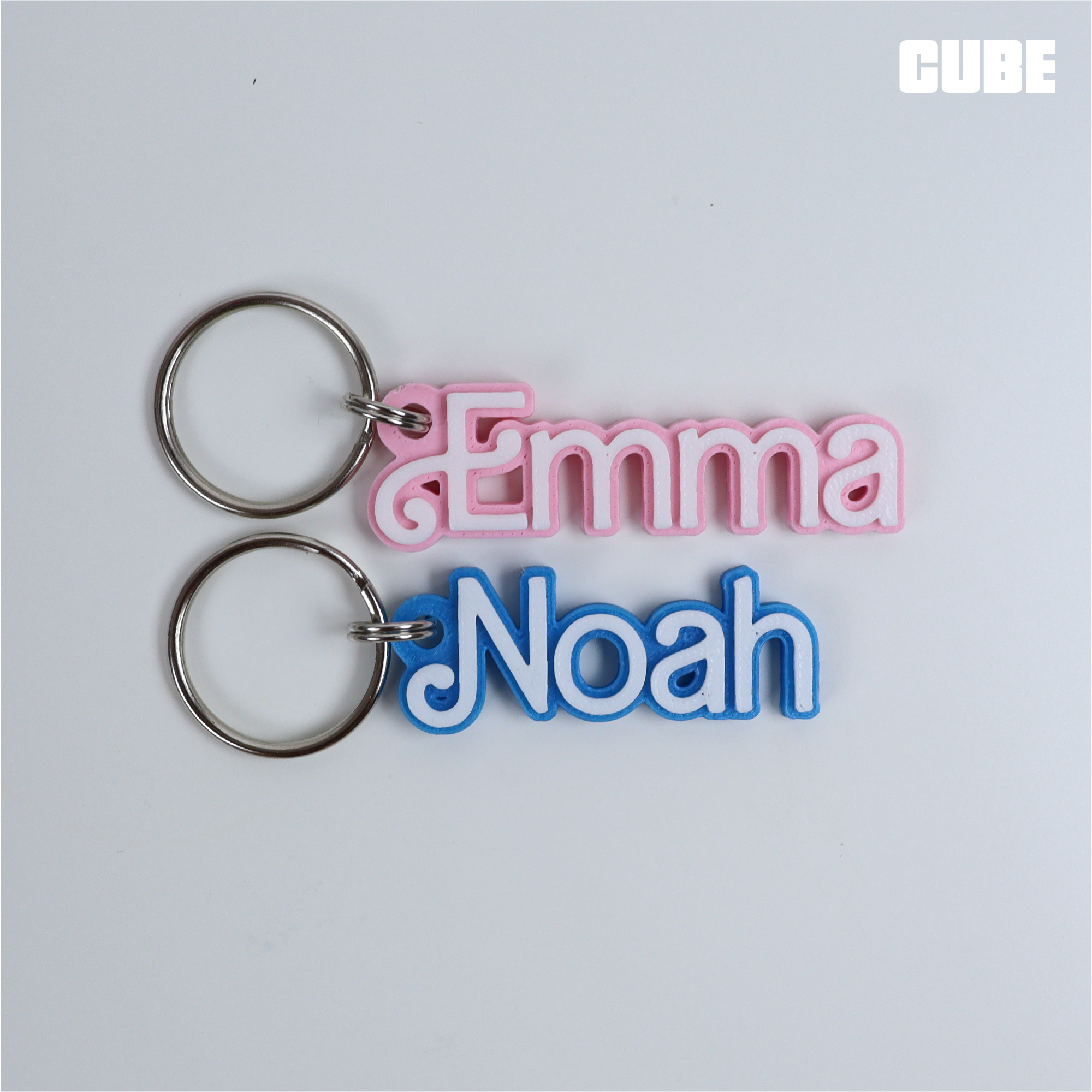 Customizable Barbie Keychain by CUBE3DWORLD | Printables Store