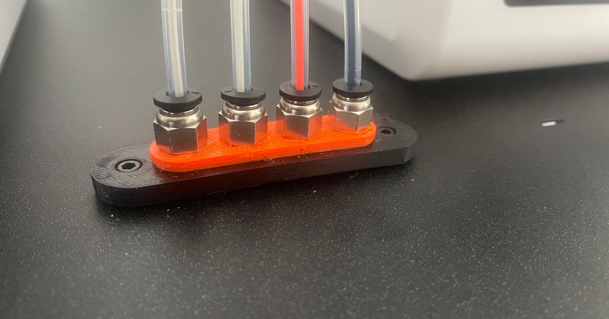 Prusa Enclosure Filament Passthrough x4 by cover1012 | Download free ...