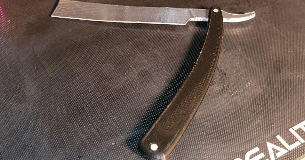 Straight Razor Prop von Angrysquirrel | Kostenloses STL-Modell ...