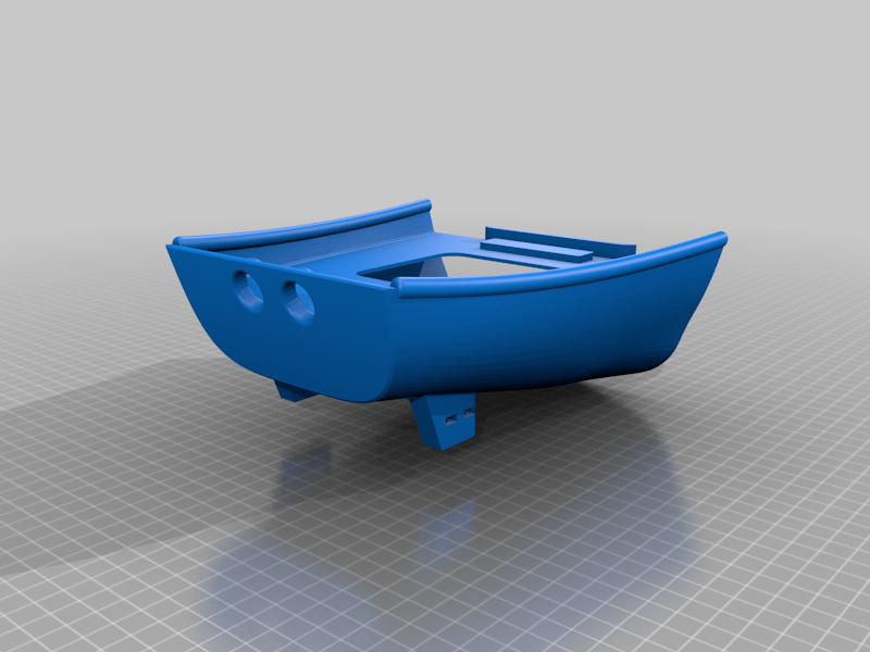RC Benchy Tugboat with drone Motors by luisengineering | Download free ...